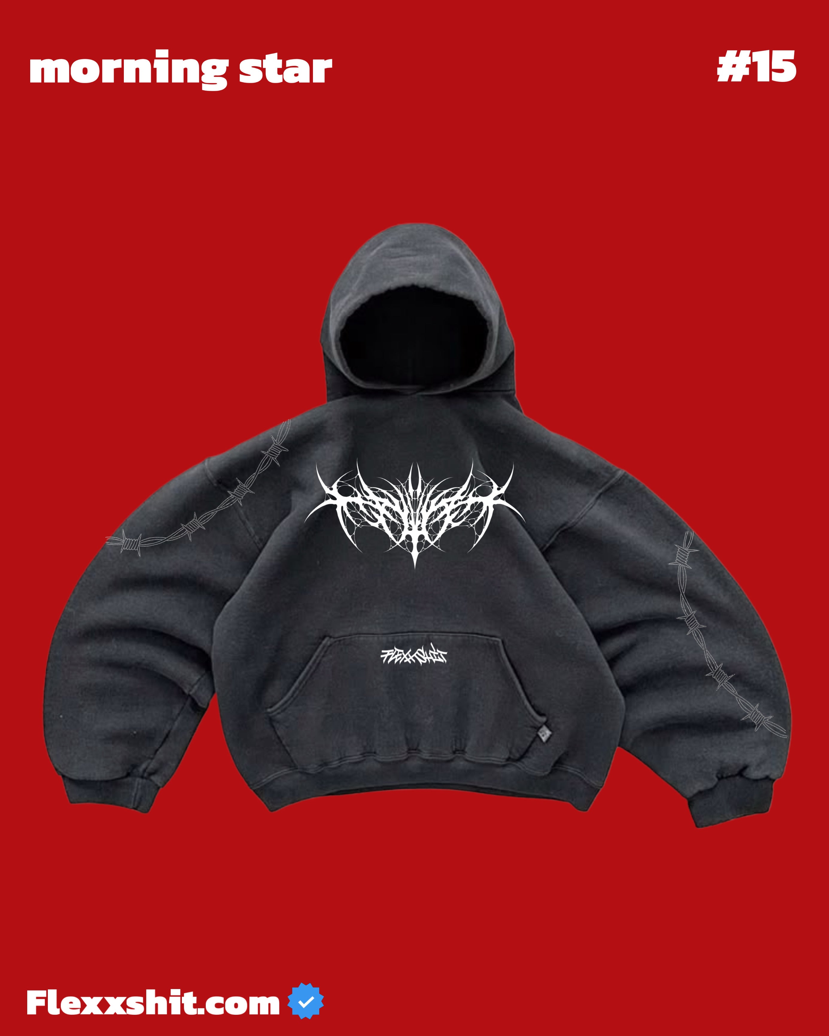 Hoodie morning star – Flexxshit